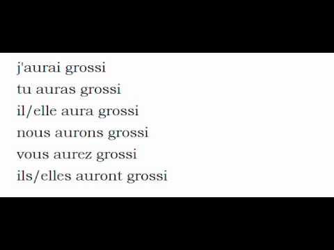 Curso de francés = Conjugación = Grossir - YouTube