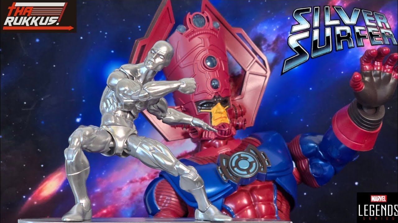 Marvel Legends Silver Surfer "Mini-Comic" Wave Figure Review - YouTube