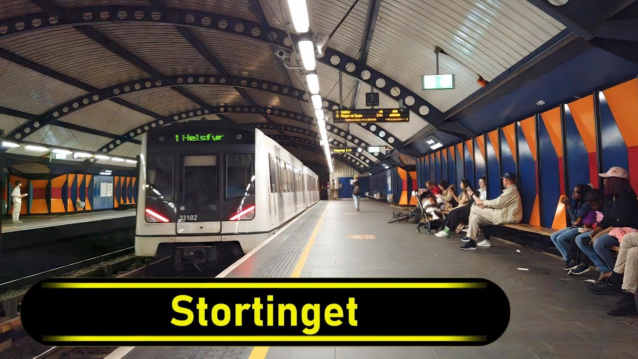 Metro Station Stortinget - Oslo 🇳🇴 - Walkthrough 🚶 - YouTube