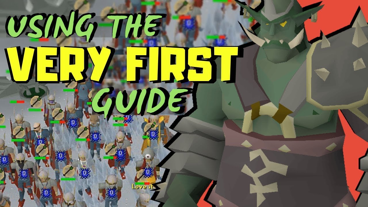 Slaying General Graardor But Using the VERY FIRST GUIDE Written - YouTube