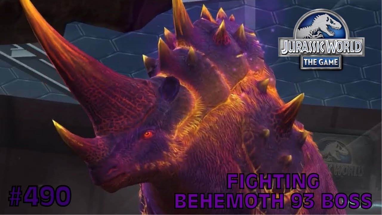 Jurassic World: The Game | EP 490 | Fighting Behemoth 93 Boss (My 3 ...