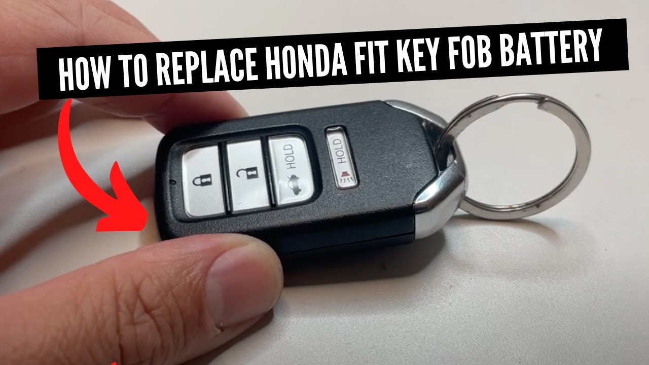 How To Replace a Honda Fit Key Fob Battery - YouTube