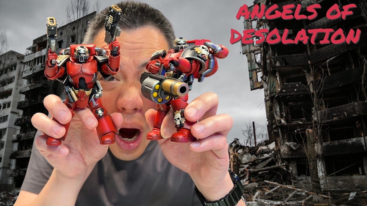 Unboxing & Review of JoyToy x Warhammer Horus Heresy Blood Angels Angel ...