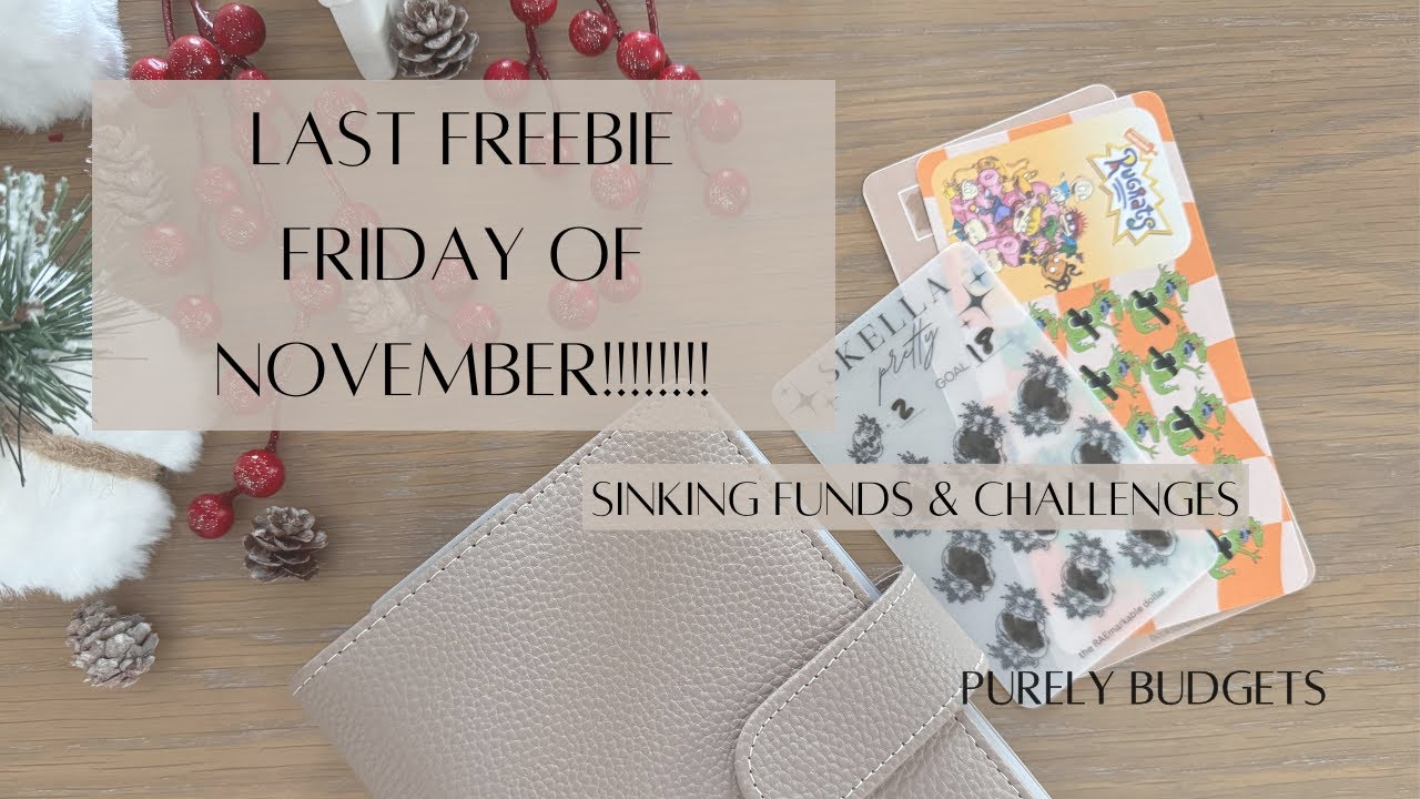 LAST Freebie Friday of November | Completed Challenges - YouTube