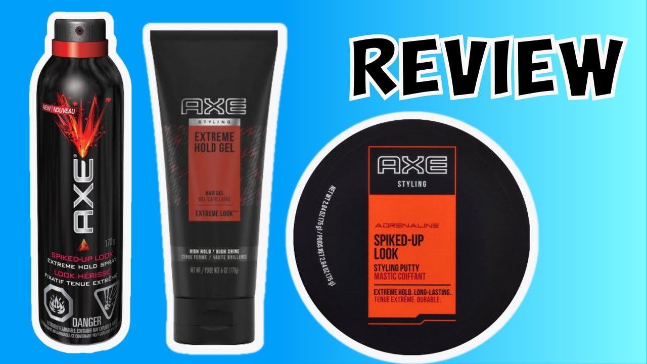 AXE Spiked up Look Extreme Hold Spray review - YouTube