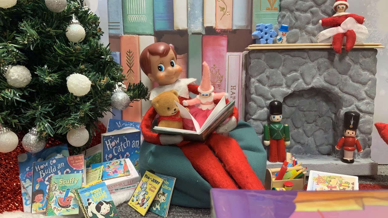 Story Time with Elf ... Story #1 ... The Littlest Elf ...#elfonshelf # ...