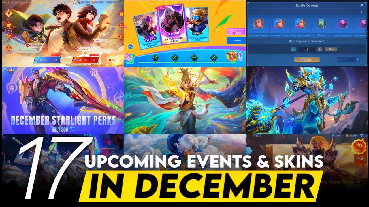 17 ALL EVENTS & SKINS IN DECEMBER | XAVIER COLLECTOR | AOT RESALE ...