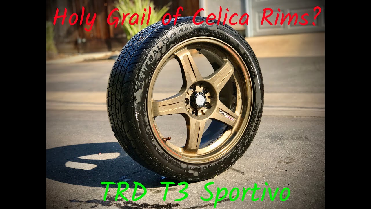 TRD T3 Sportivo Rims On A Tsunami Celica GT-S (Made by Rays Japan ...