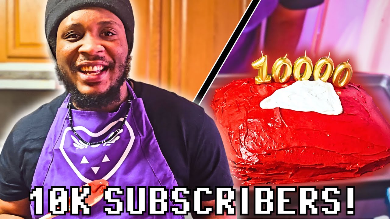 BAKING A CAKE FOR MY 10,000 SUBSCRIBER SPECIAL! (i know i'm late for ...