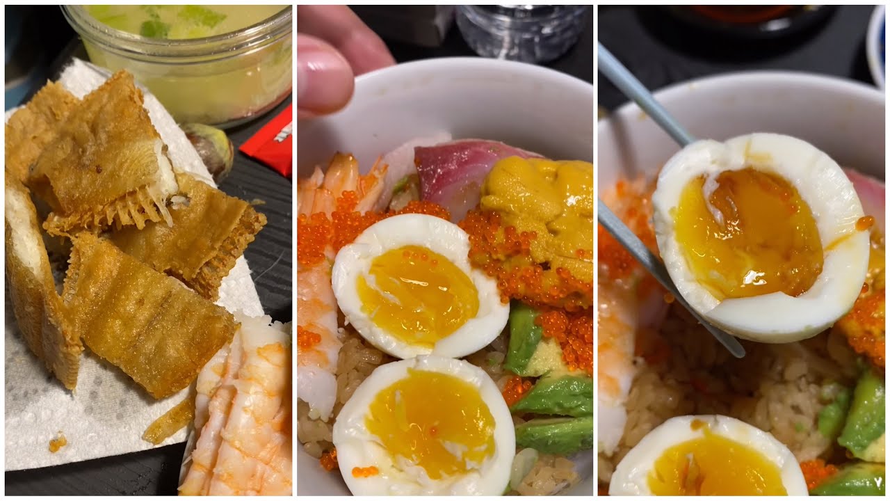 😋Savoring Sashimi, Crispy Fish Fry, and a Perfectly Runny Egg: A ...