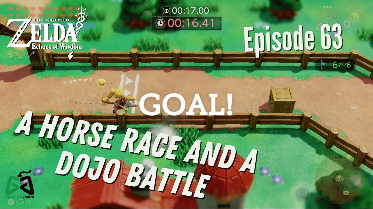 LoZ:EoW Playthrough - Episode 63 - A Horse Race and a Dojo Battle - YouTube