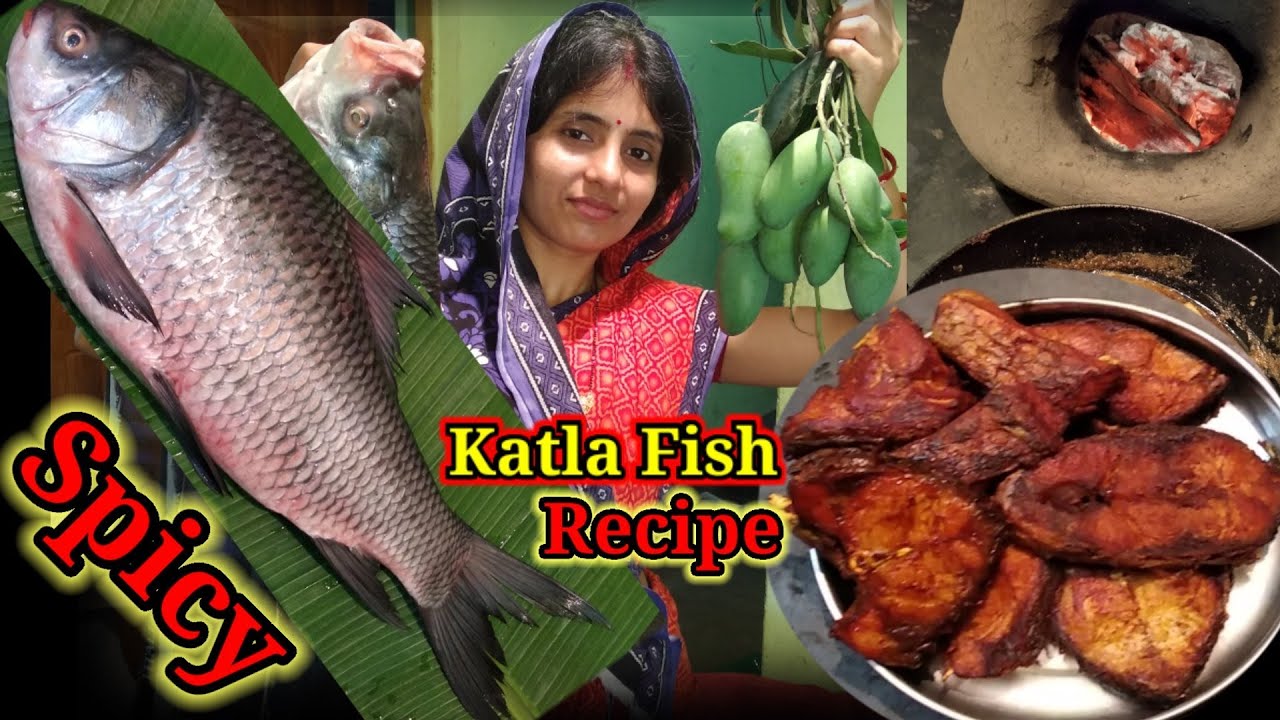 Big Katla Fish Cooking/Katla Fish Recipe/ମାଛ ତରକାରୀ - YouTube