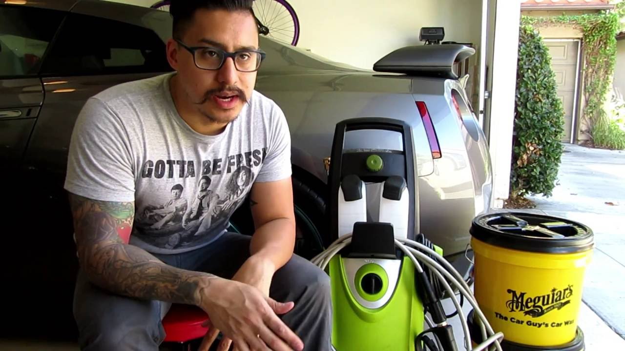 Pressure washer set up - YouTube