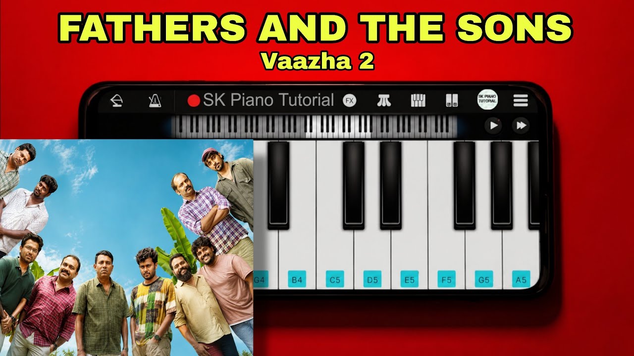 Fathers and The Sons – Vaazha 2 | Easy Piano Tutorial - YouTube