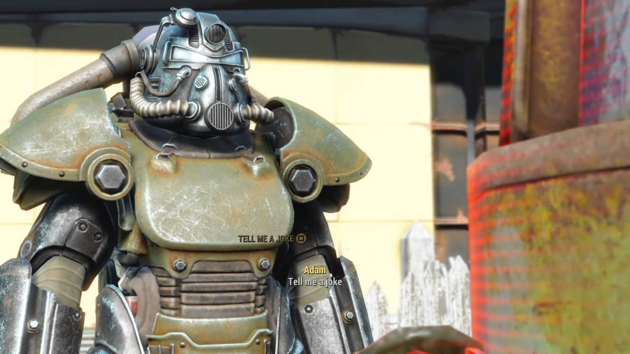 Fallout 4 Undertale reference Buddy tells a.. a Joke? - YouTube