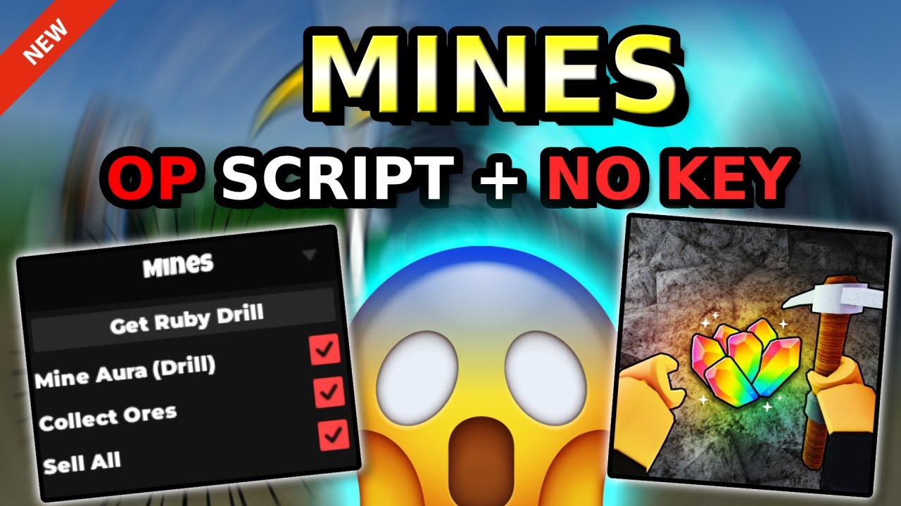 *NEW* Mines OP Script ( MINE AURA ,COLLECT ORE ,SELL ALL , RUBY DRILL ...