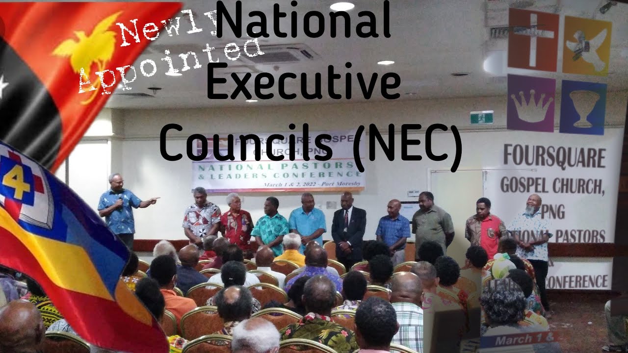 Newly Elected NEC Members | Foursquare Church in PNG | Declaration 💛💙💜 ...