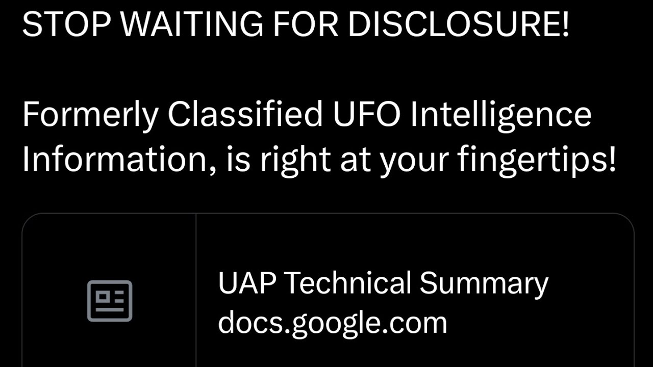 UAP TECHNICAL SUMMARY by Alien Scientist AKA Jeremy Rys - YouTube
