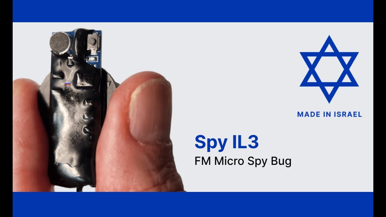 Mini spy bug 500 meter distance - YouTube