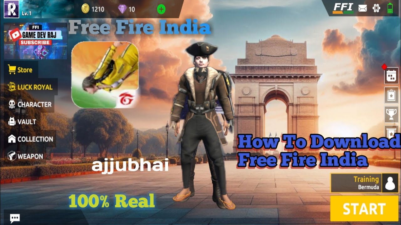 How To Download Free Fire India 🇮🇳 - YouTube