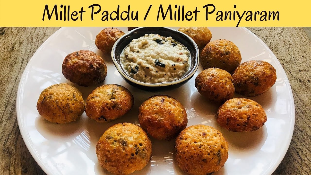 Millet Paddu / Paniyaram | பணியாரம் | ಪಡ್ಡು | How to make millet paddu ...