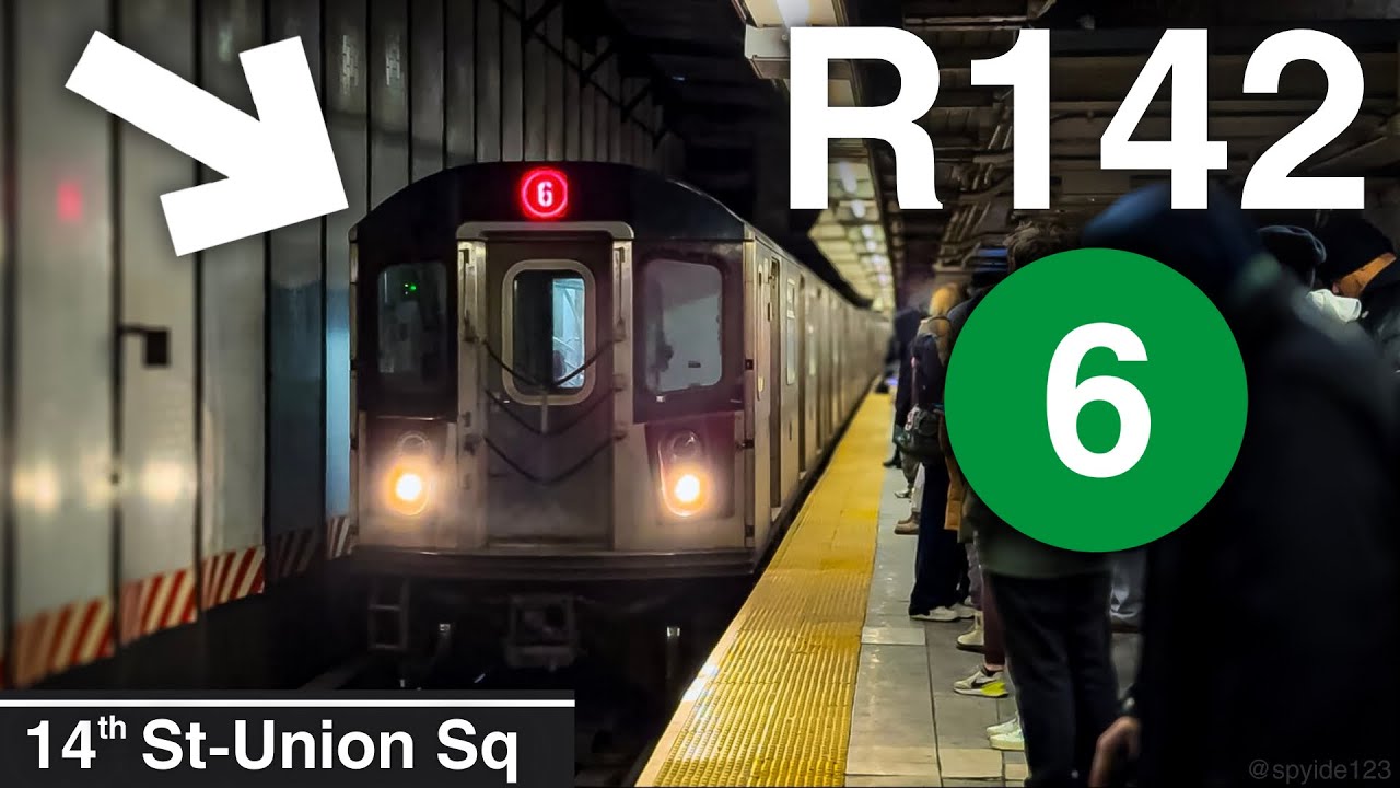 ᴴᴰ⁶⁰ ᴴᴰᴿ NYC Subway: 149 St-GC Bound R142 (6) Train @ 14th Street-Union ...