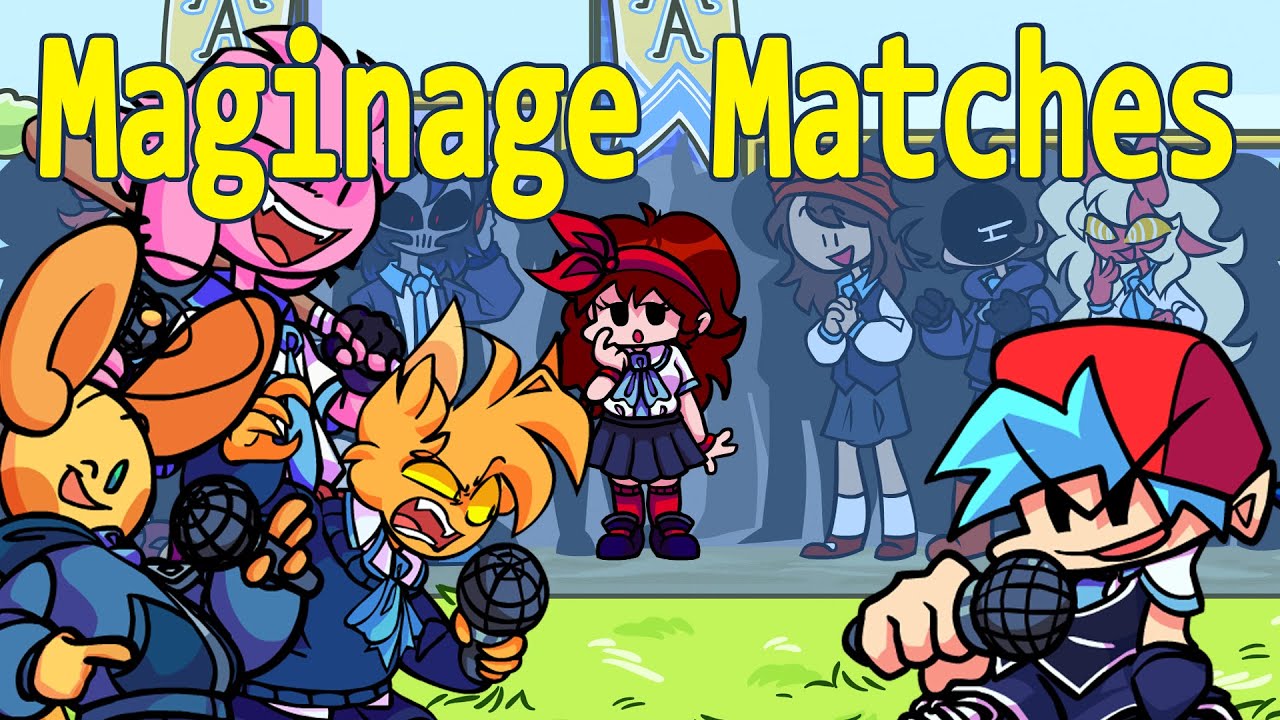 Friday Night Funkin' Maginage Matches Mod Showcase! [HARD] - YouTube