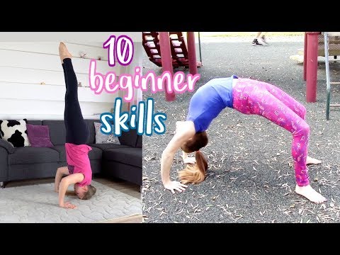 10 BEGINNER GYMNASTICS SKILLS YOU SHOULD MASTER