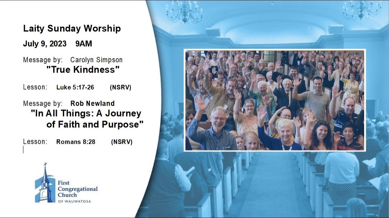 Sunday 9-Jul-2023 9am Laity Sunday Worship Service - YouTube