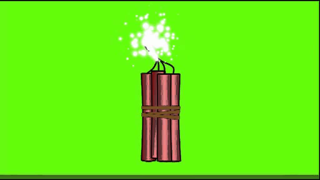 green screen cartoon dynamite 1 - YouTube