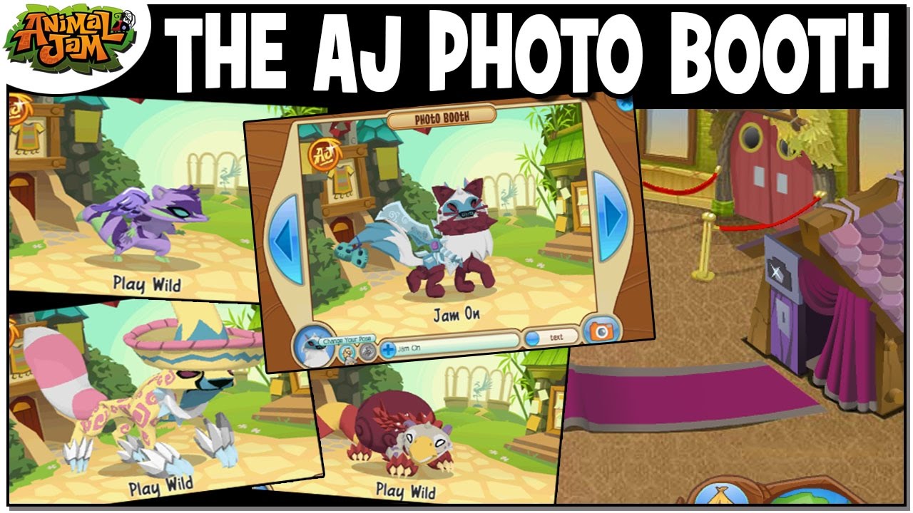 ANIMAL JAM PHOTO BOOTH - TAKE COOL PICTURES OF YOUR LOOK! - YouTube