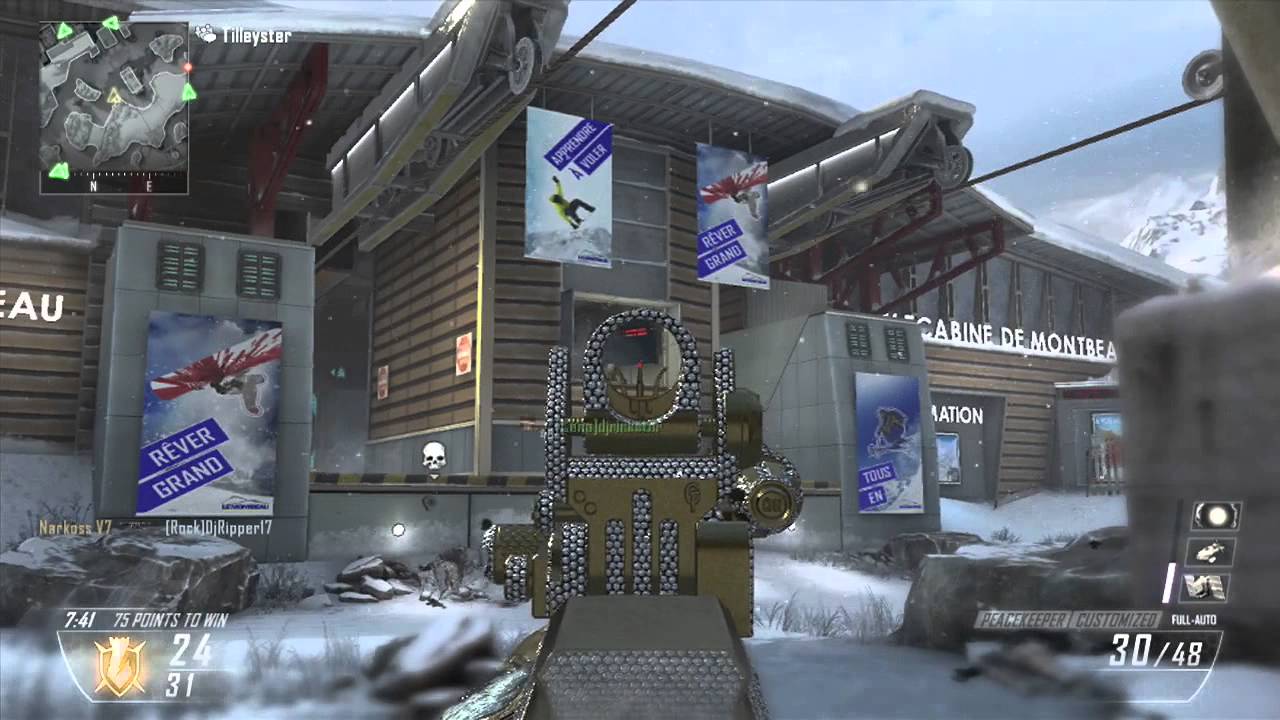 Black Ops 2 - Peacekeeper Class Setup w/ Diamond Peacekeeper Gameplay ...