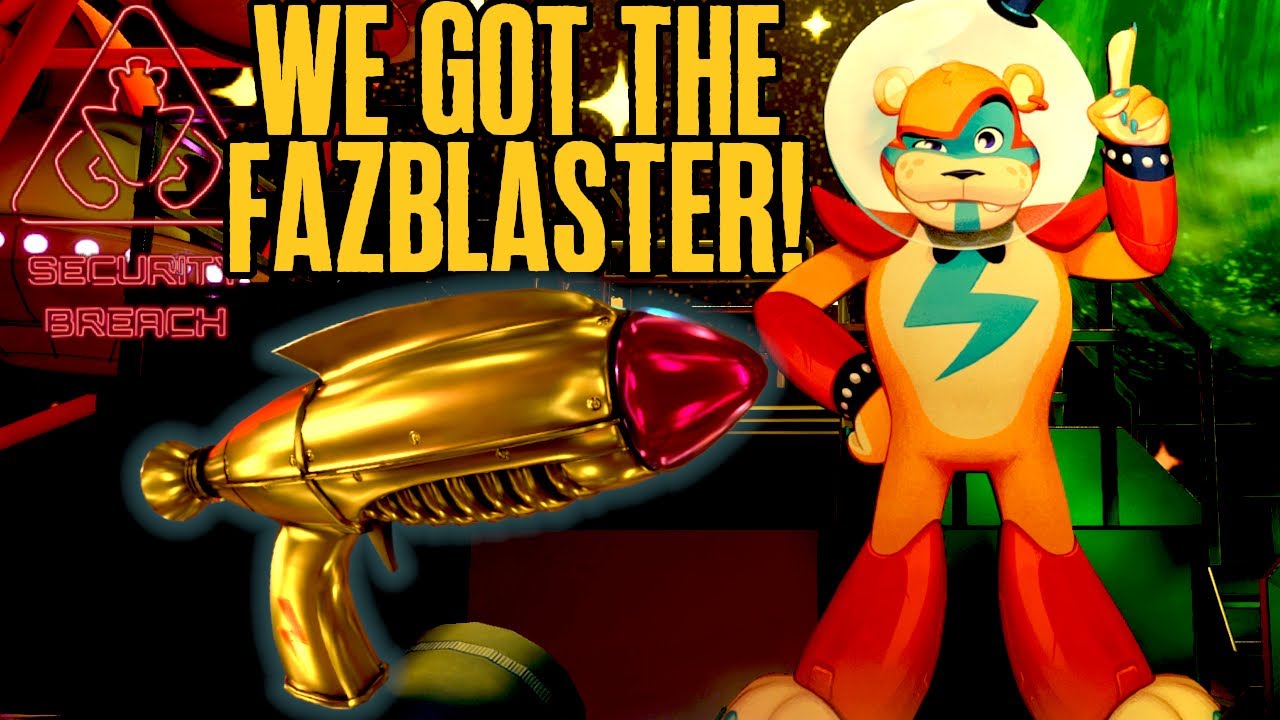 We Got The GOLDEN FAZBLASTER! - FNAF Security Breach Part 10 - YouTube