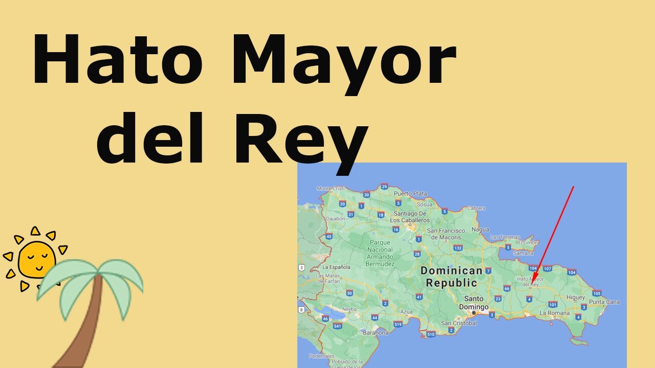 American guy in Hato Mayor del Rey, downtown - YouTube