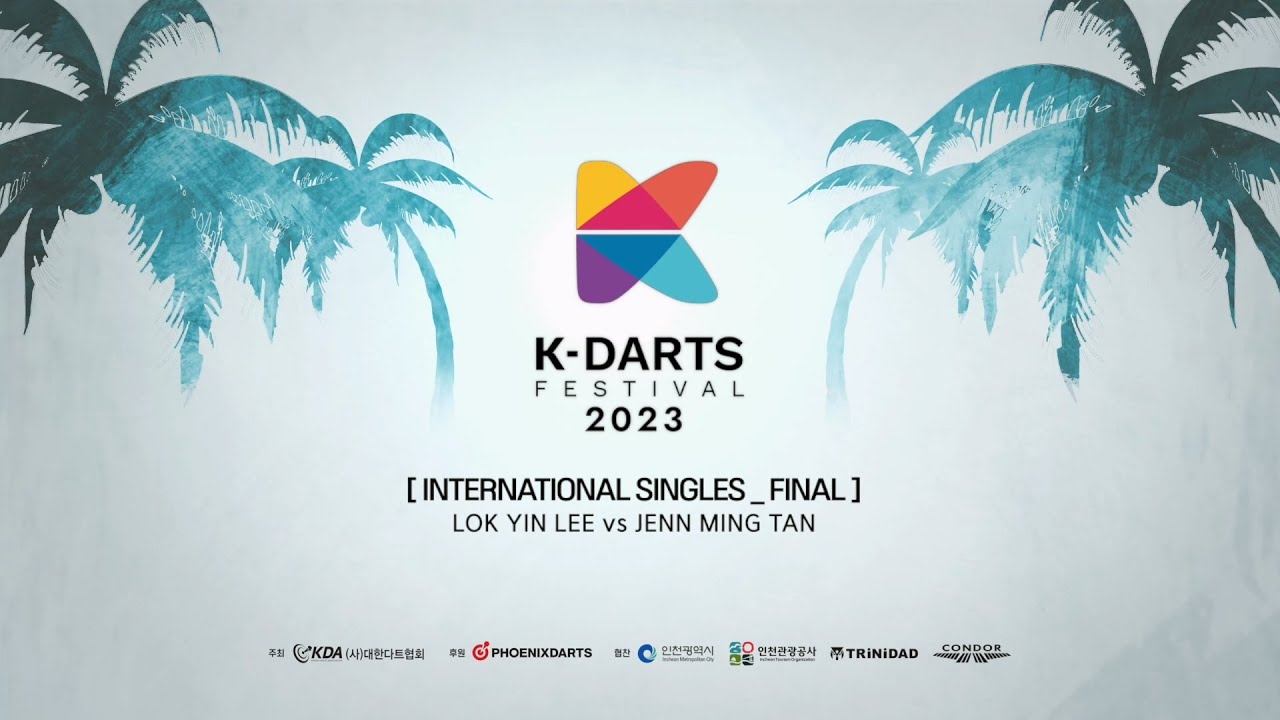 2023 K-DARTS FESTIVAL International Singles Final LOK YIN LEE vs Jenn ...