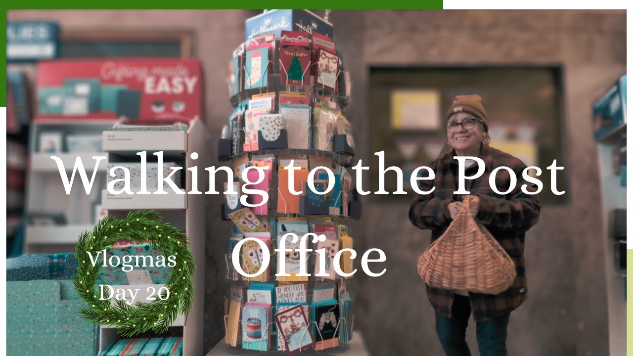 Walking to the Post Office (Vlogmas Day 20) - YouTube