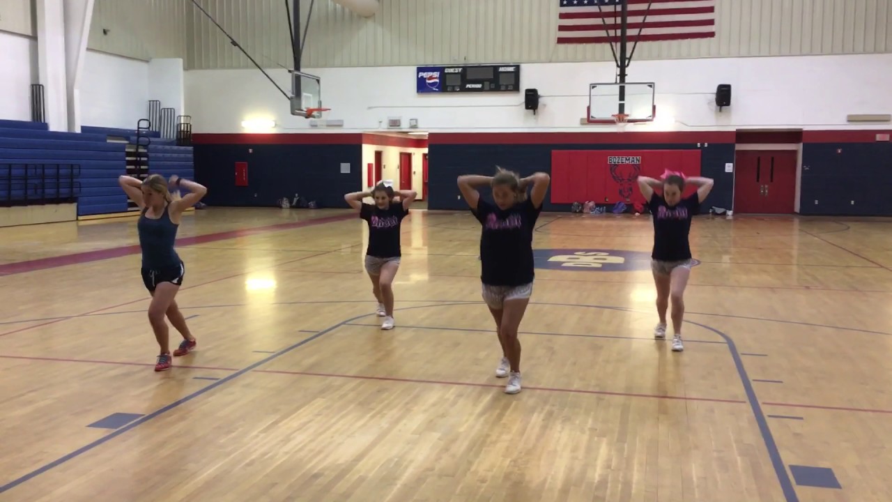 2017-2018 Tryout Dance (Front View) - YouTube