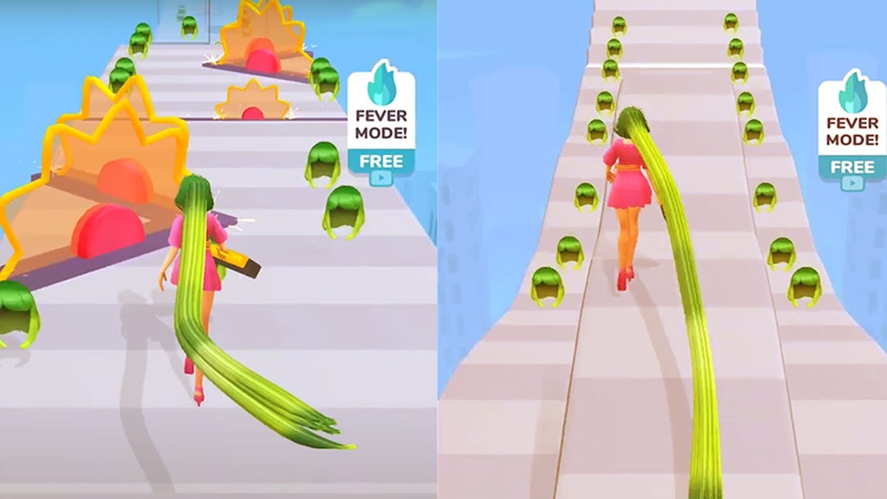 Hair Runner Challenge Rush 3d : Best Android Game 2021 - YouTube