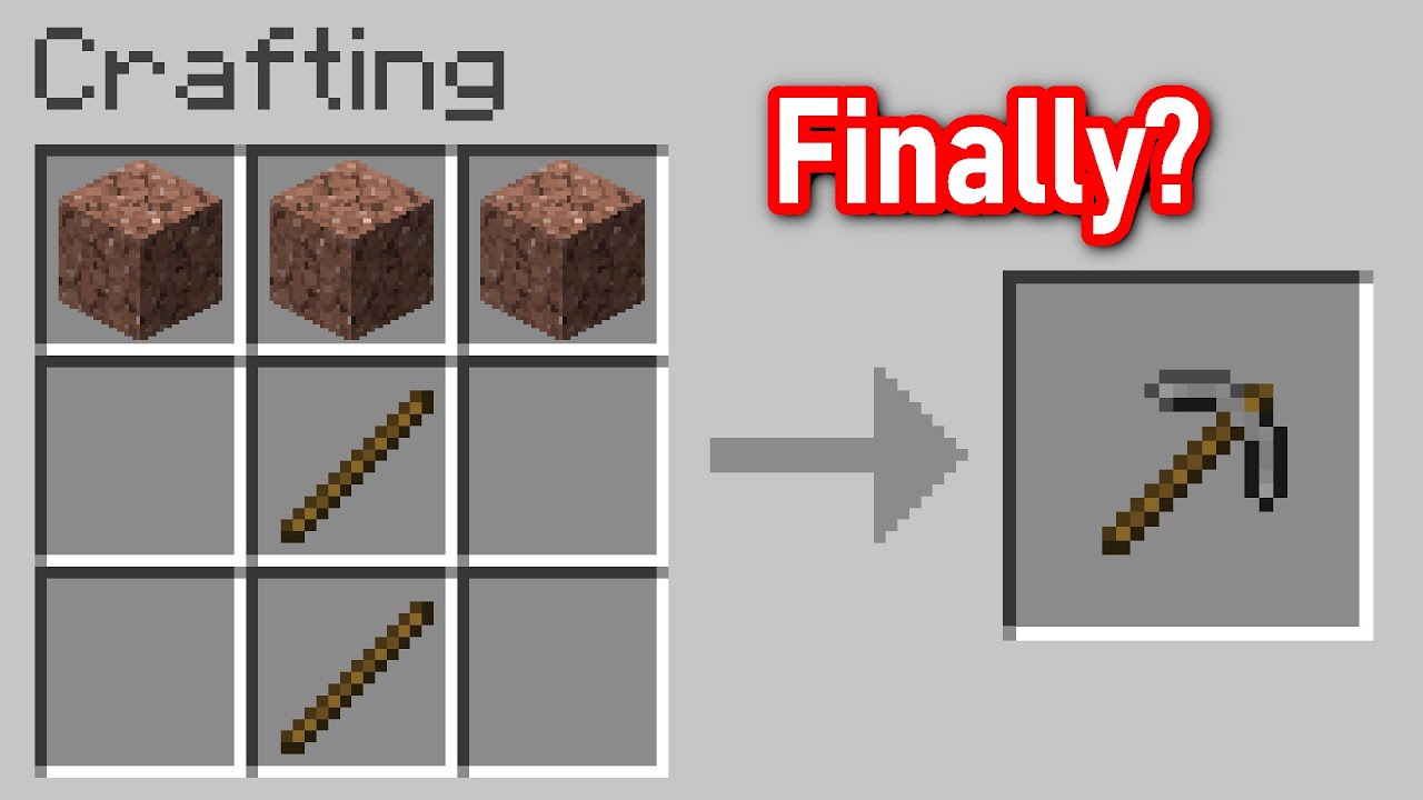 Stone crafting might (not) be changing in the next update! - YouTube