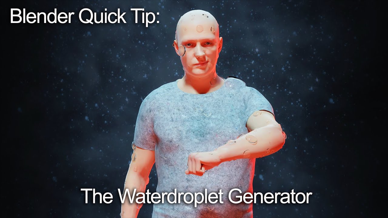 Blender Quick Tip: The Waterdroplet generator addon - YouTube