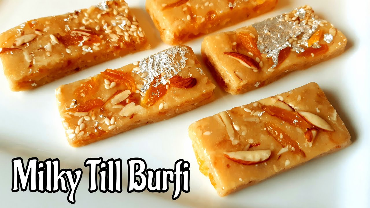 Til ki Barfi Recipe | Sesame Milk Powder Burfi | by Delhi Cookbook ...