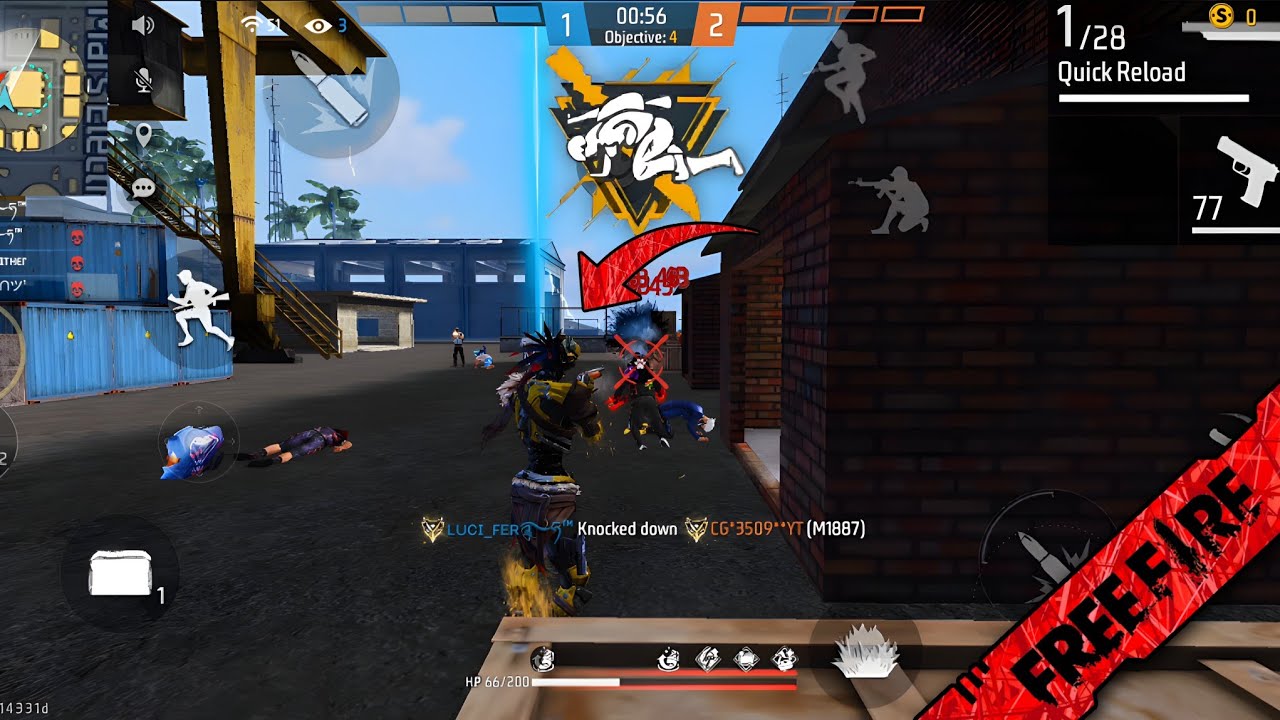 Only Red Gameplay🔥#freefire #lonewolf - YouTube