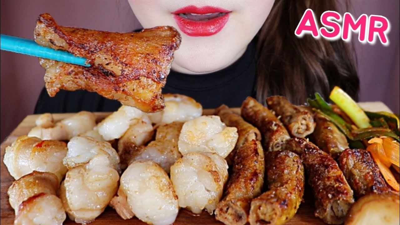ASMR 대창 곱창 기름퐝퐝 "Daechang_Beef Intestines" 곱잔뜩 먹방 REAL SOUND MUKBANG ...