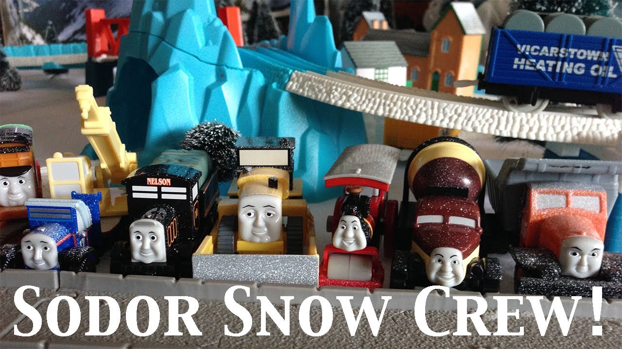 Thomas and Friends Trackmaster Village Sodor Snow Storm Pack Crew ...