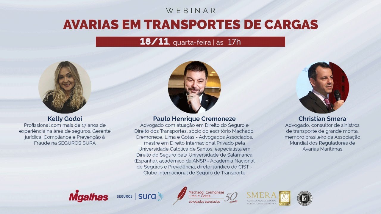 WEBINAR - Avarias em transportes de cargas - YouTube