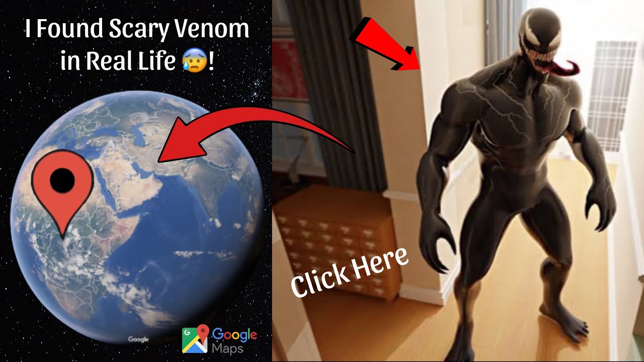 I Found Scary VENOM in Real Life Caught On Google Maps and Google Earth ...