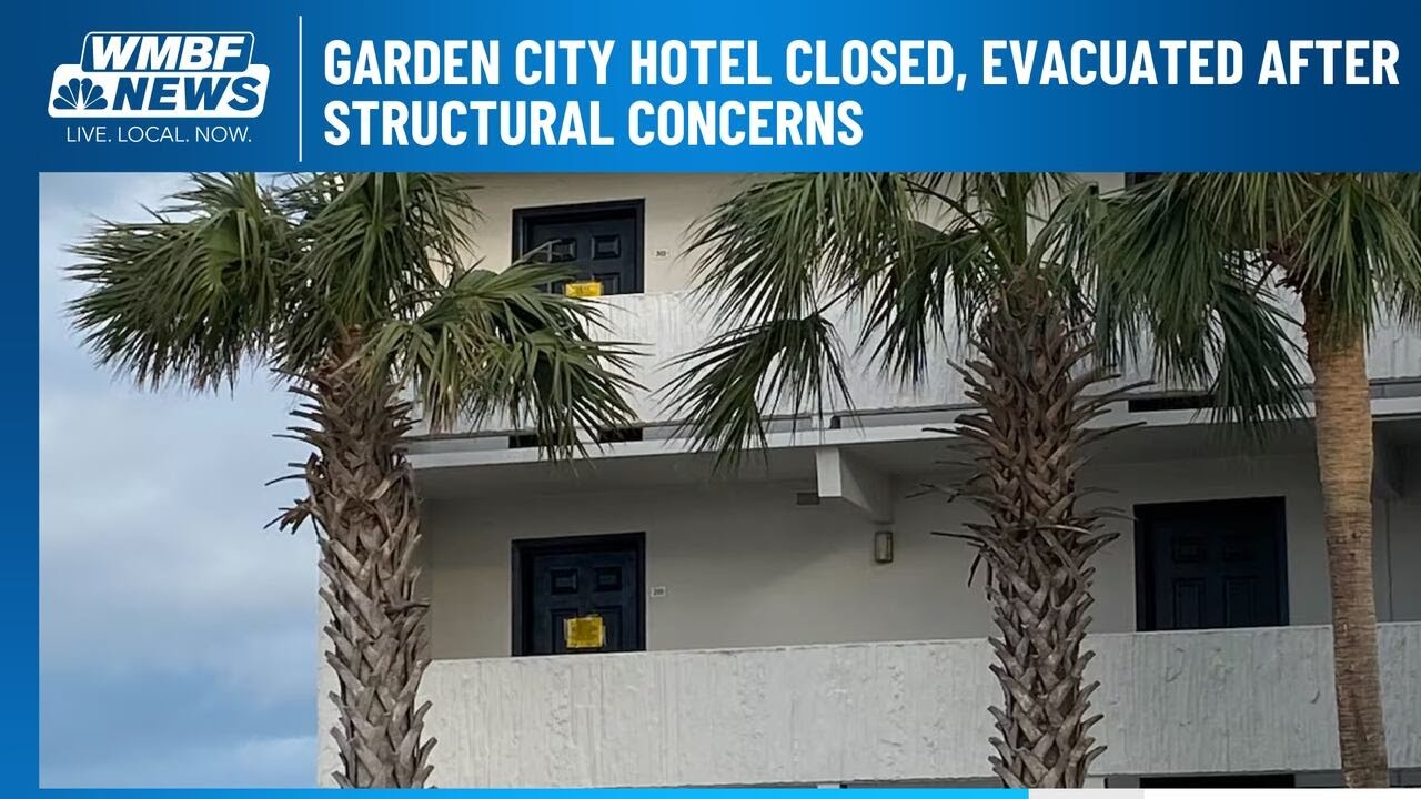 Garden City hotel closed, evacuated after structural concerns - YouTube