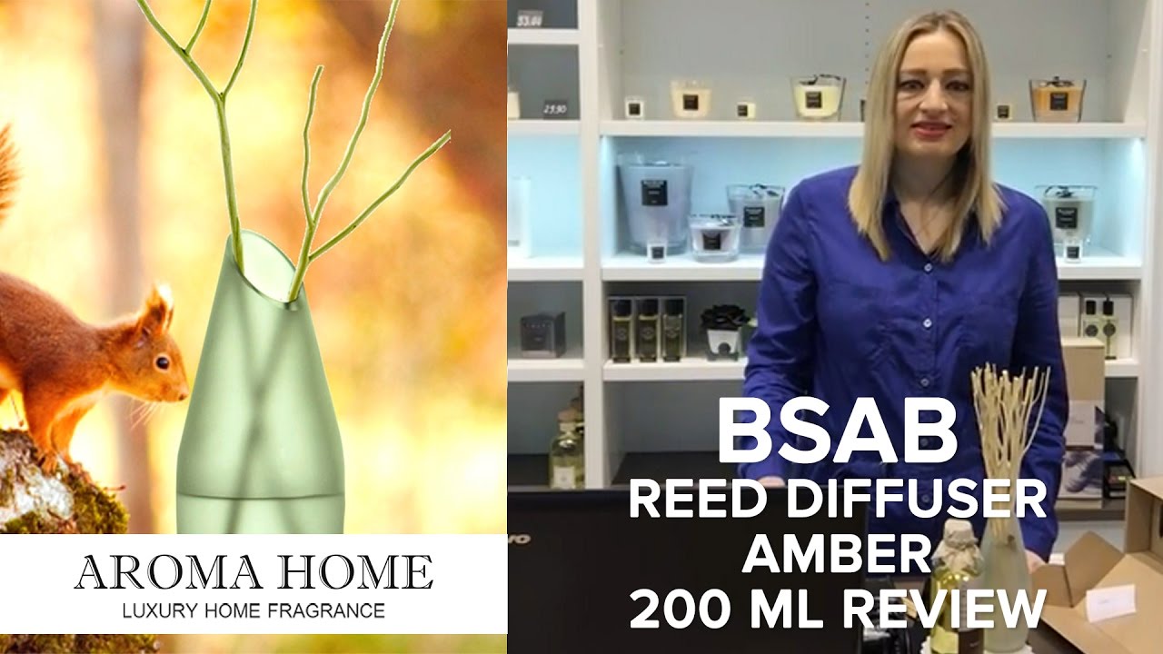 BsaB Reed Diffuser Amber 200 ml Review - YouTube