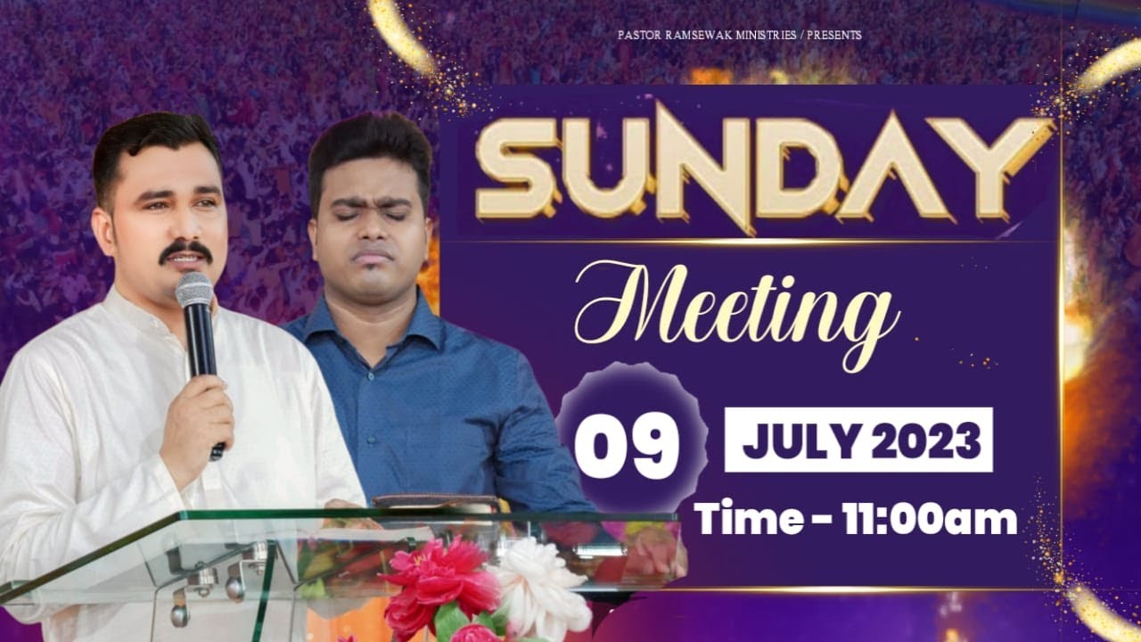SUNDAY MEETING || WITH PASTOR RAMSEWAK JI || Bro. Neeraj Prakash ll 09 ...