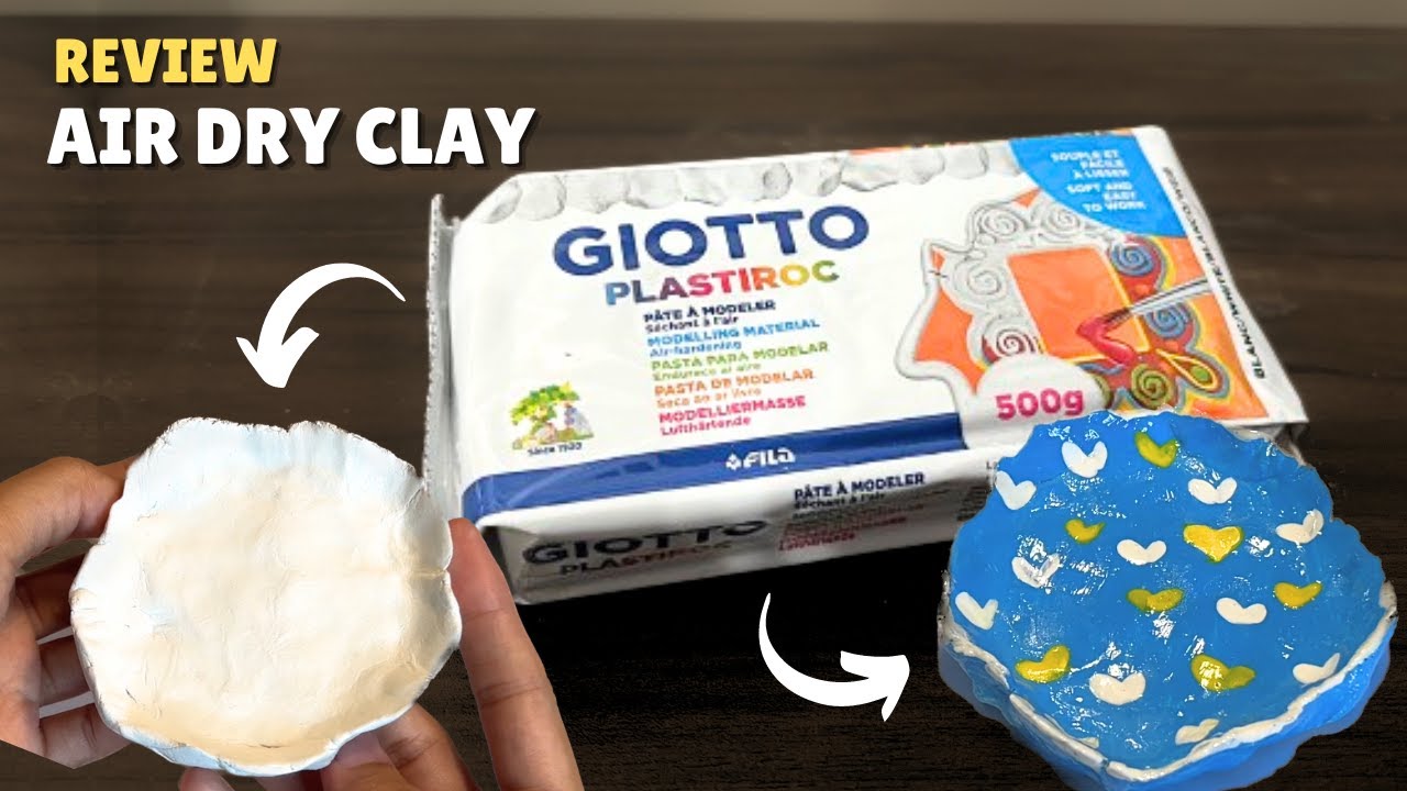 REVIEW GIOTTO Plastiroc Modelling Air Dry Clay - YouTube